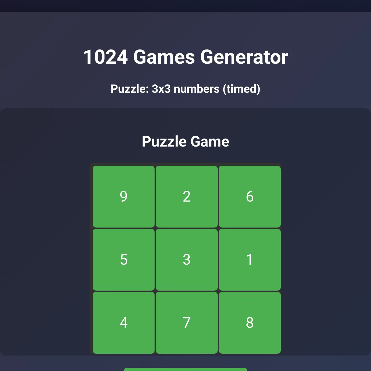 Random Game Generator
