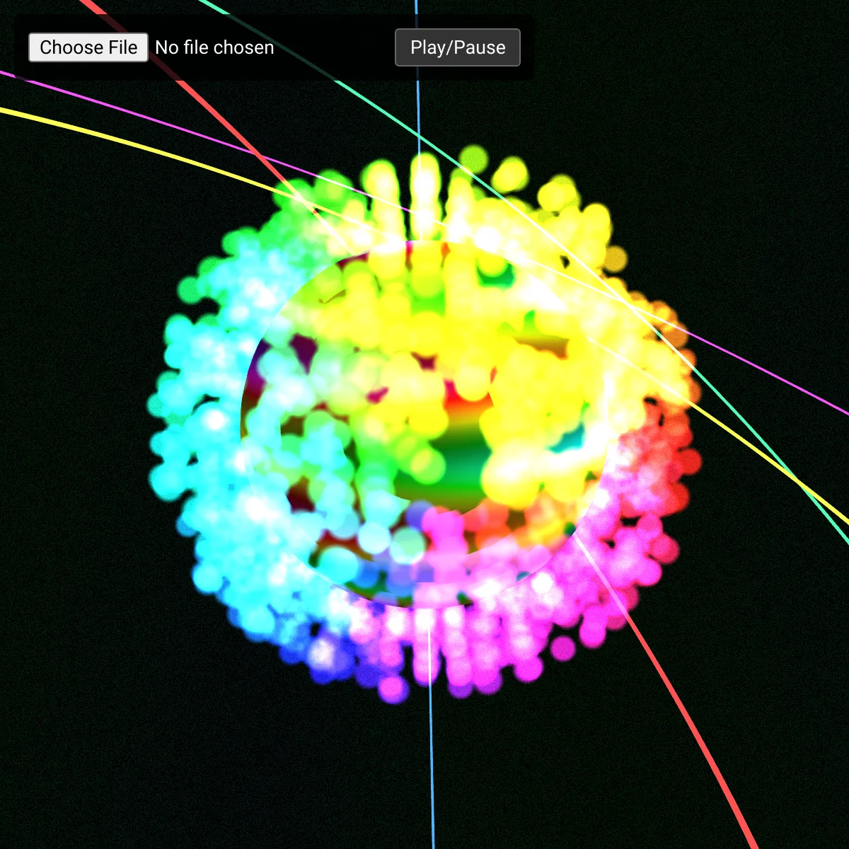 3D Audio Visualizer