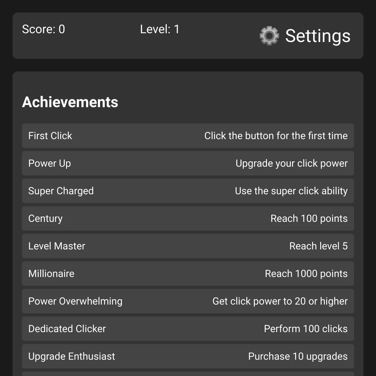 The achievement Game (v1.03)