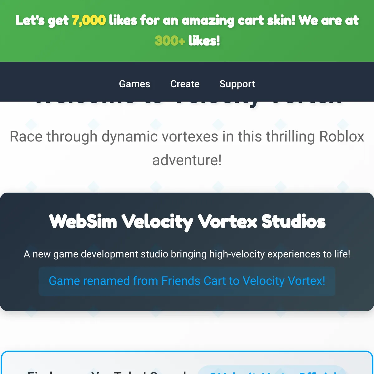 Velocity vortex - roblox