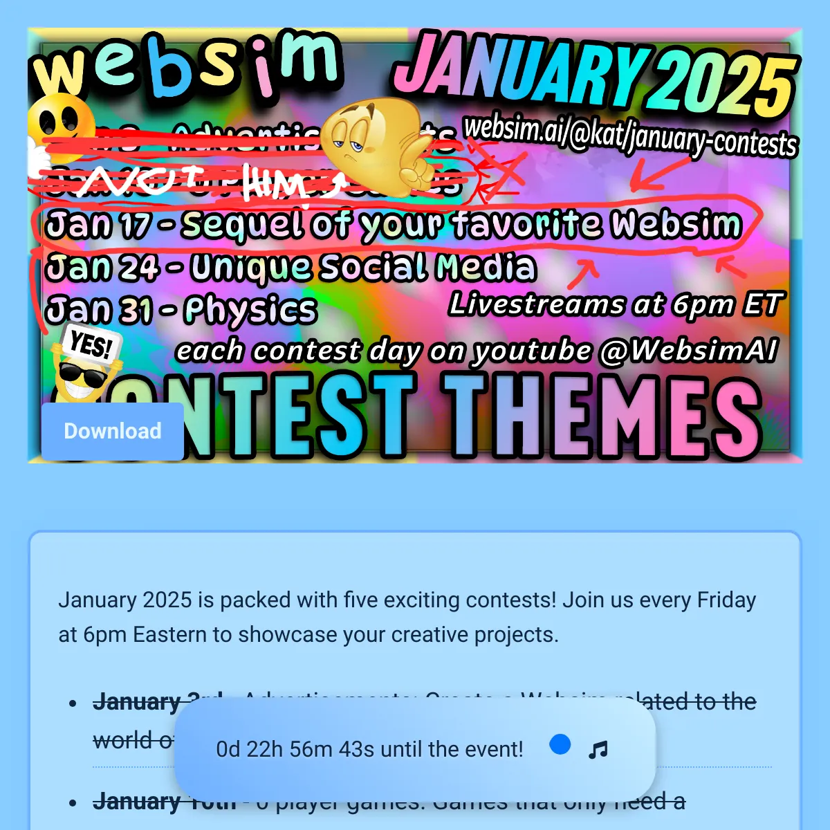January Contests!