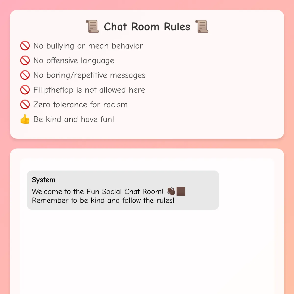 Chat room