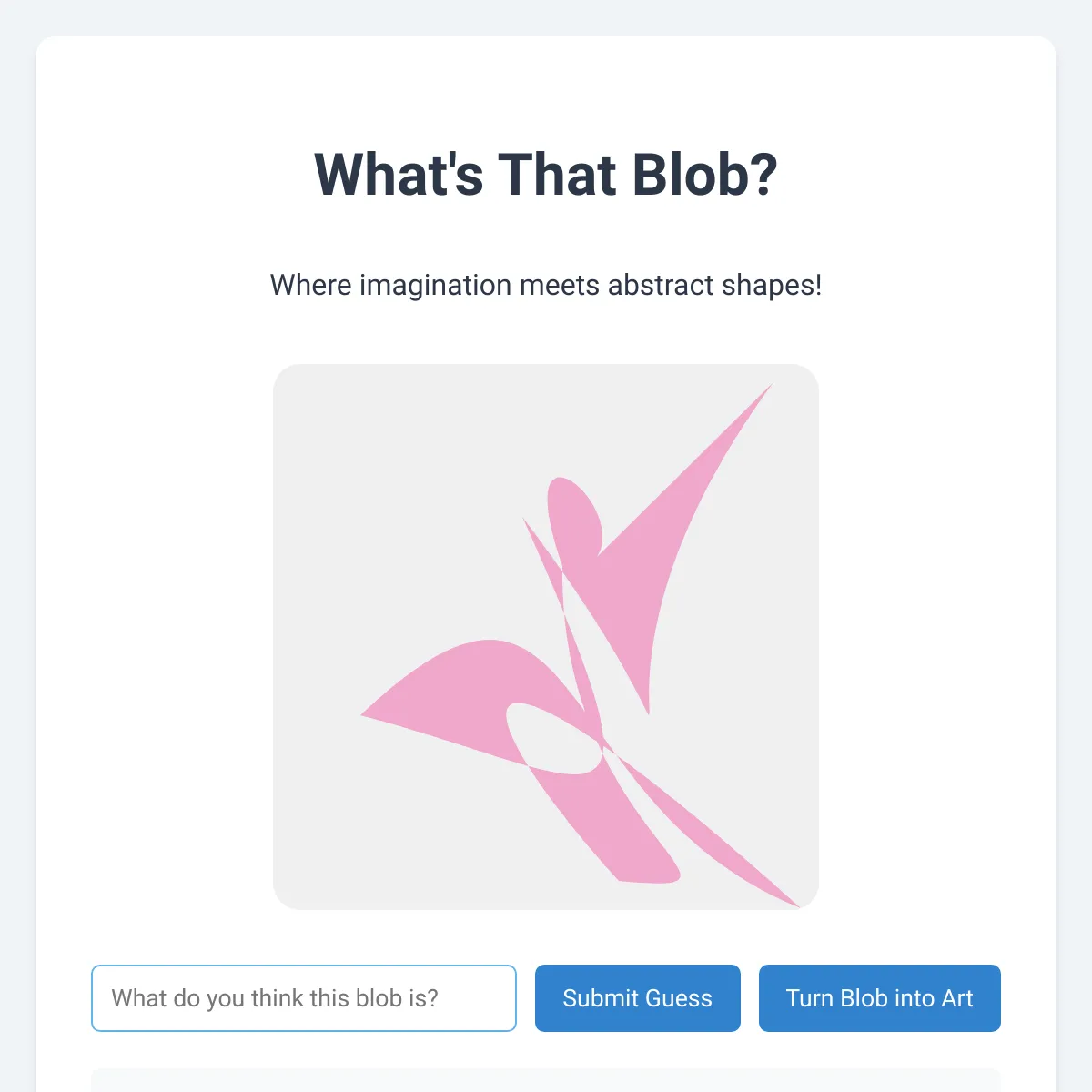 What's That Blob?