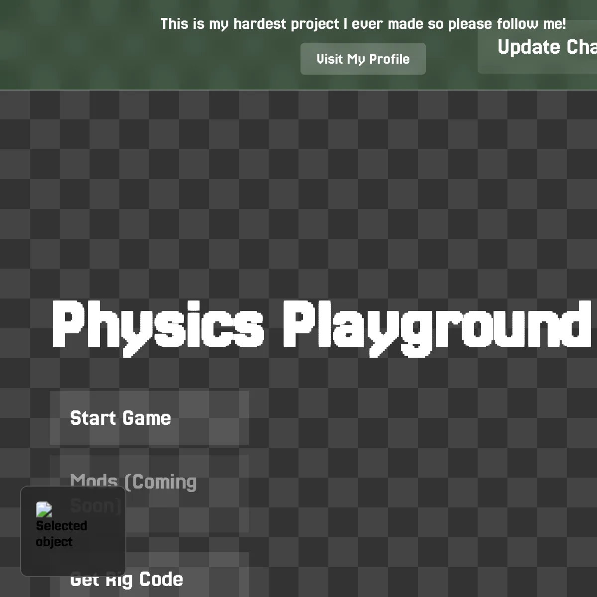 Physics Playground [Graphic Update!]