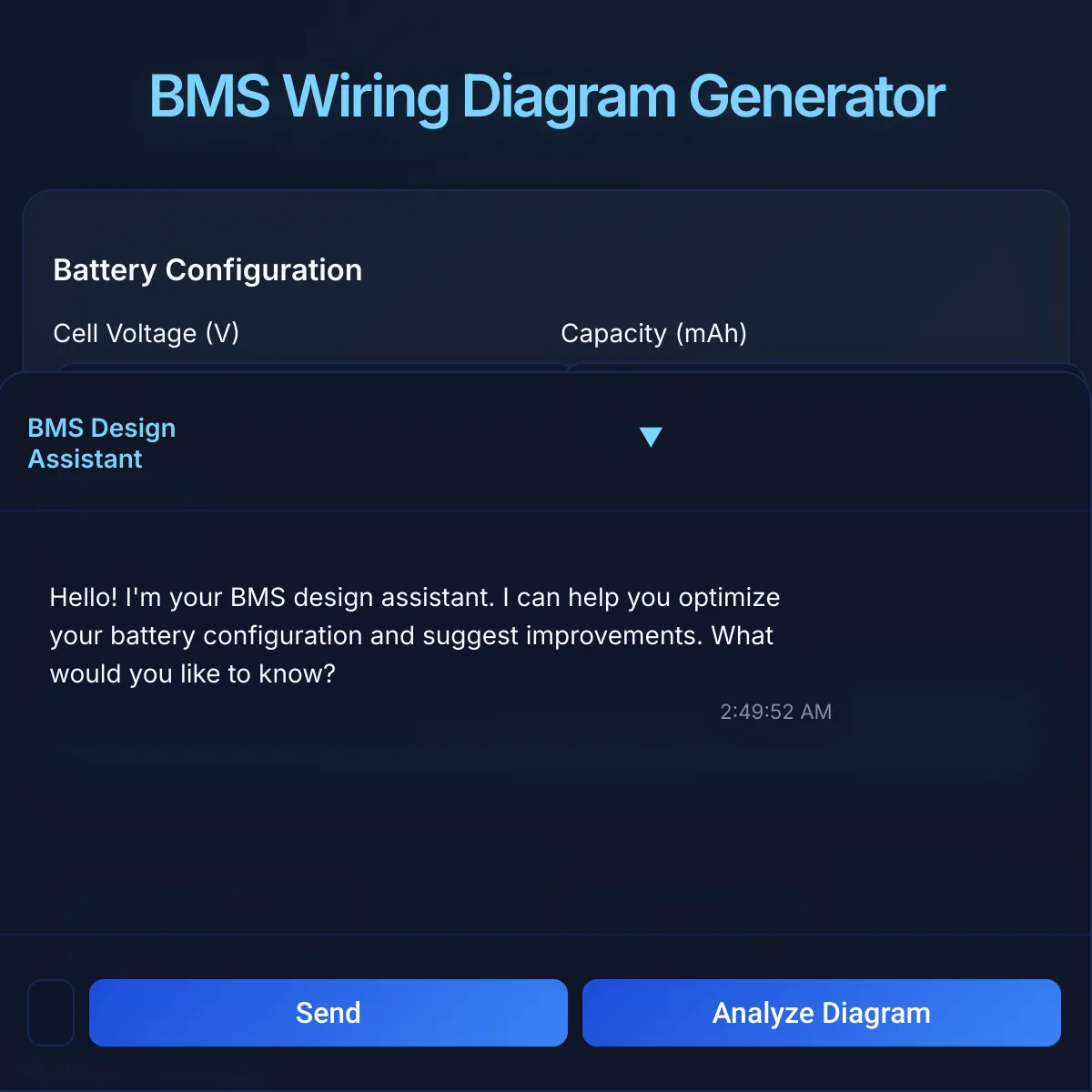 BMS Wiring Diagram Generator