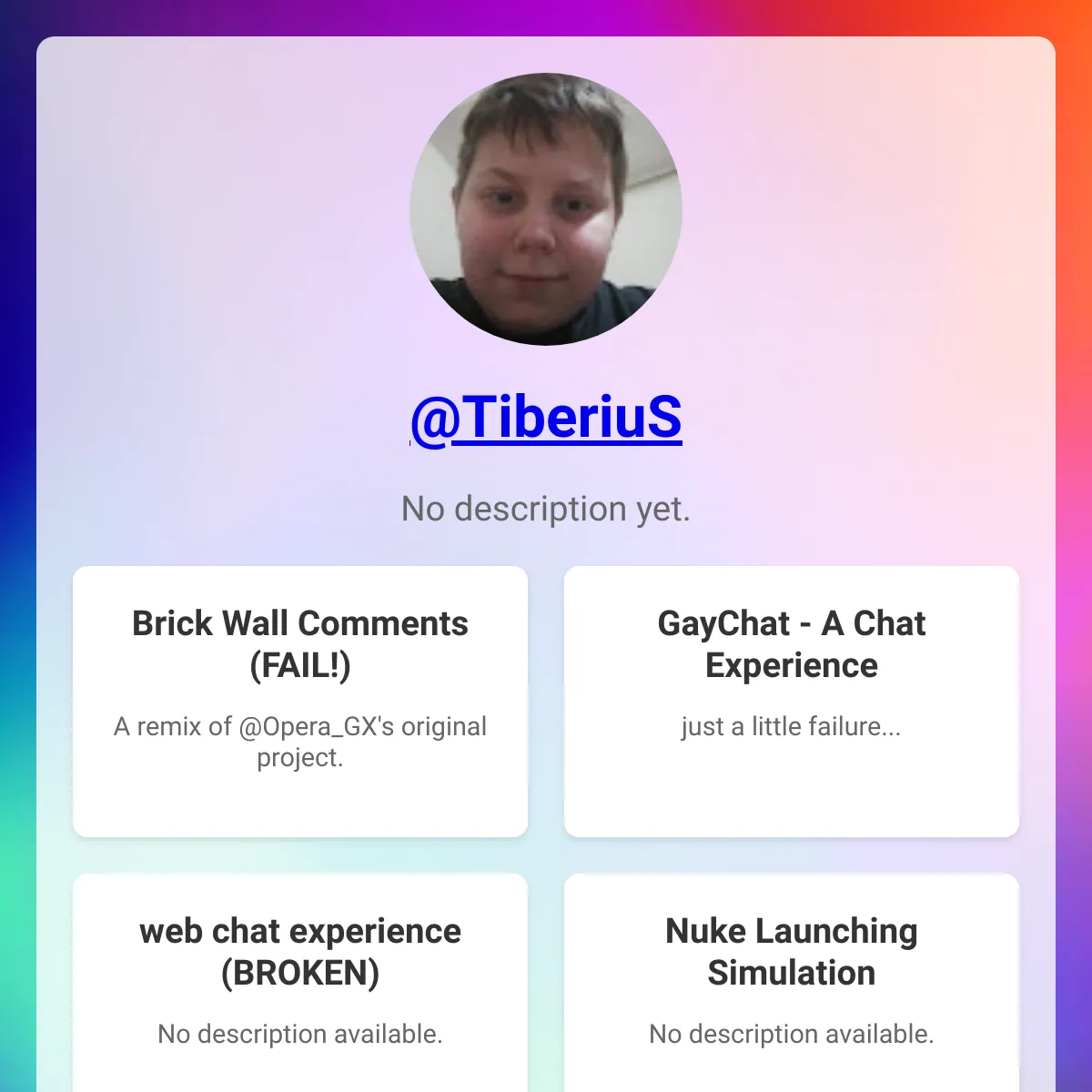 @TiberiuS's Profile – websim.com