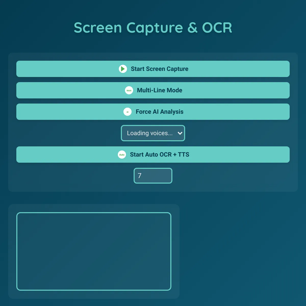 Screen Capture and OCR Demo