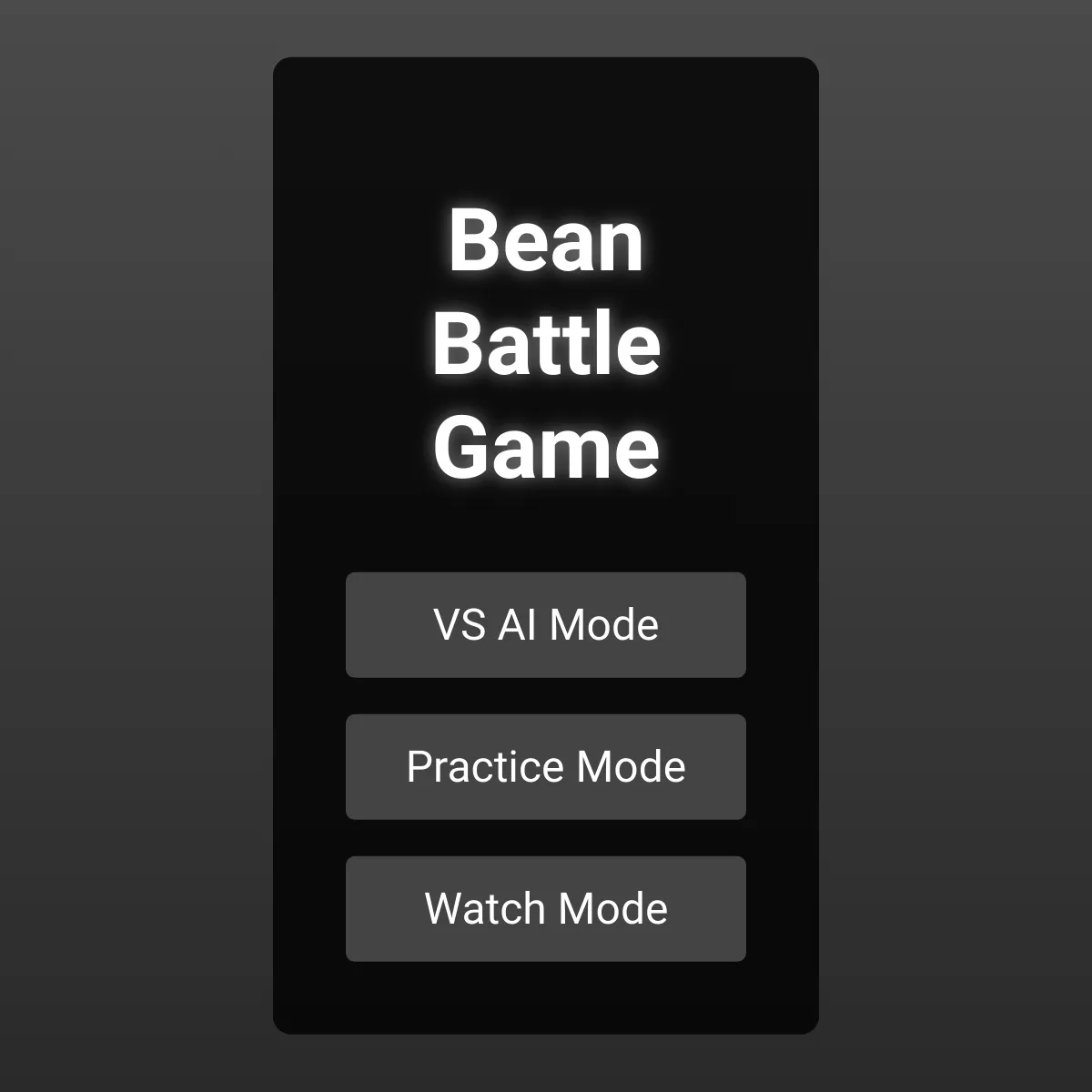 Bean Battle Game