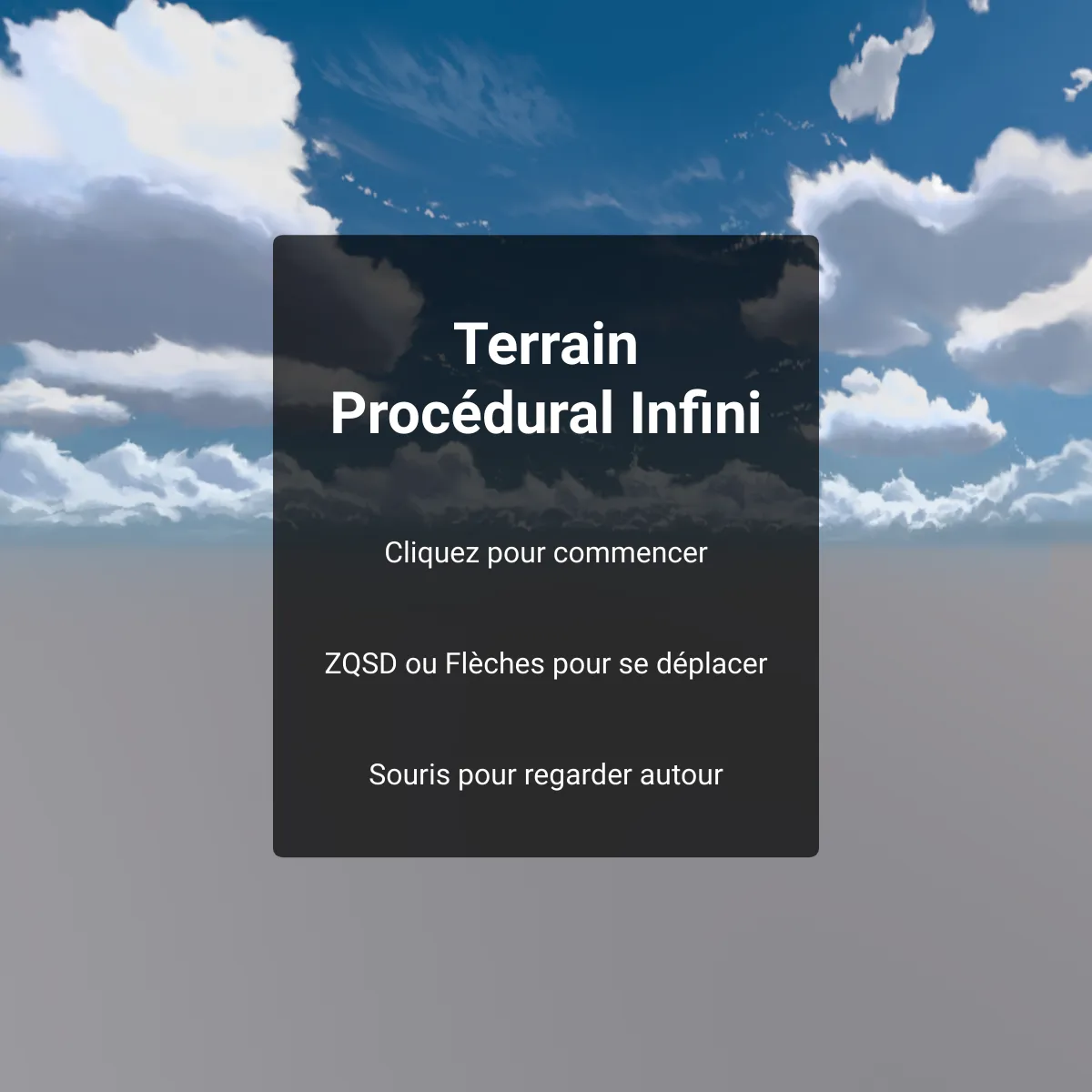 Infinite Procedural Terrain