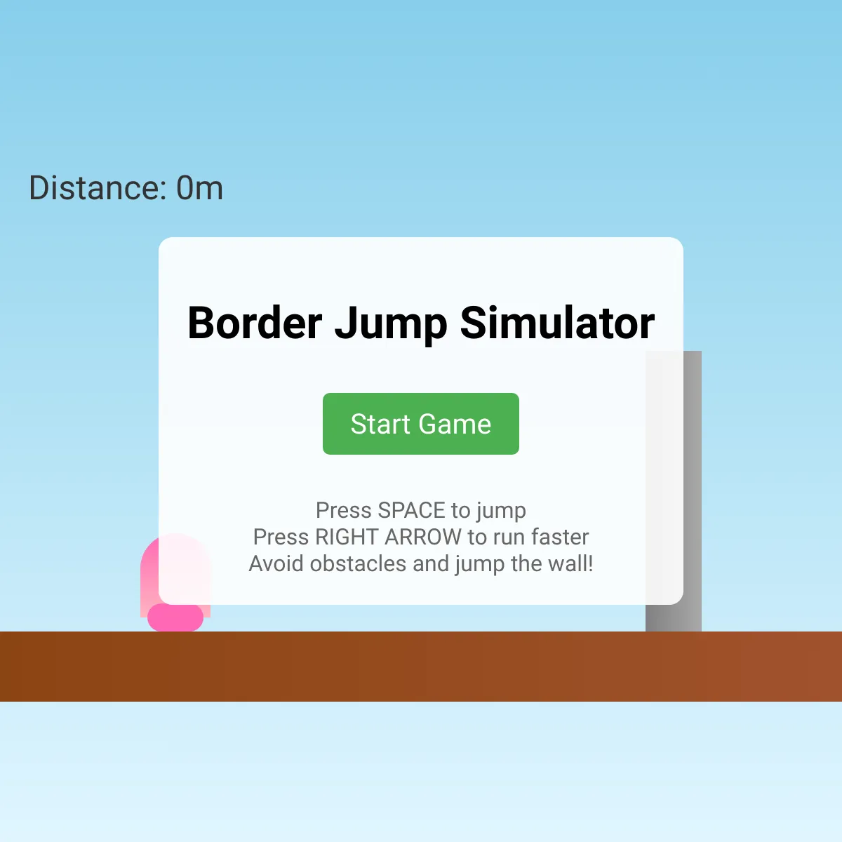 Border Jump Simulator