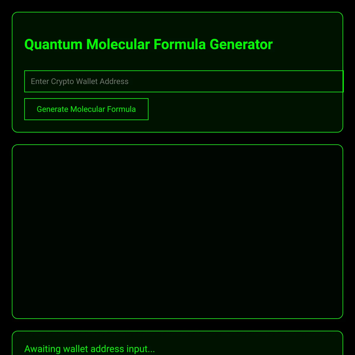Chimeralabs Molecular Formula Generator