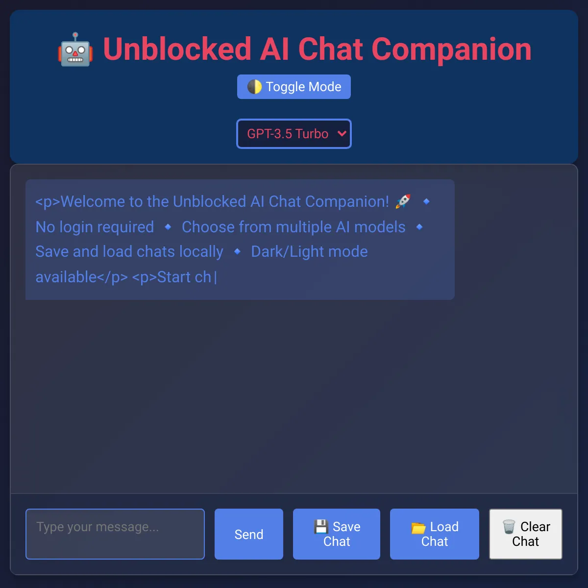 Unblocked AI
