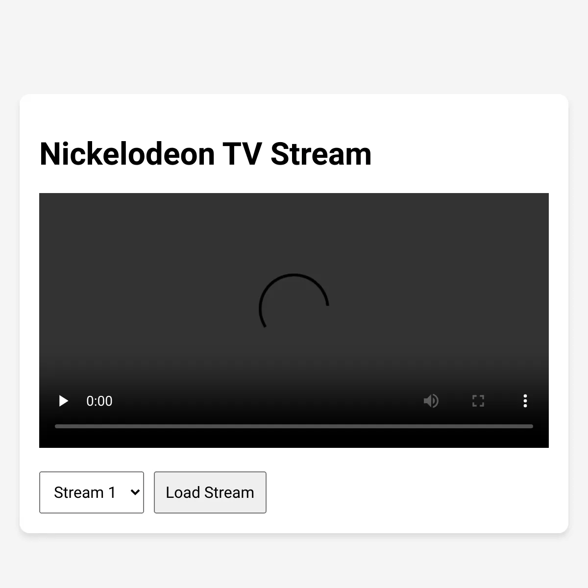 Virtual TV Streaming - Nickelodeon