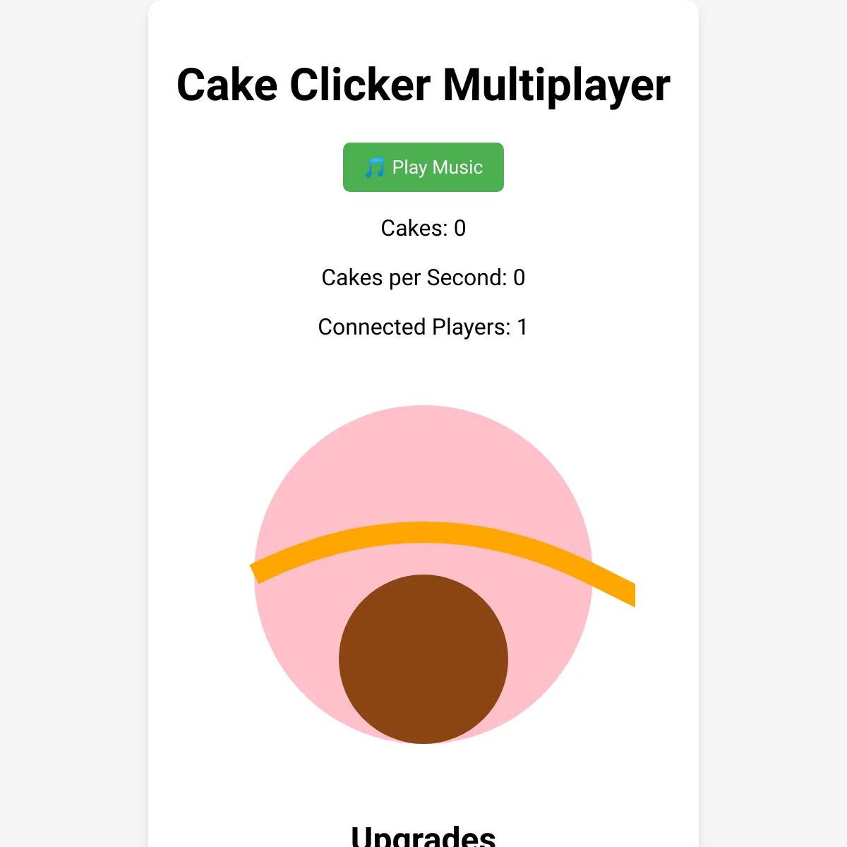 Cake Clicker Multiplayer
