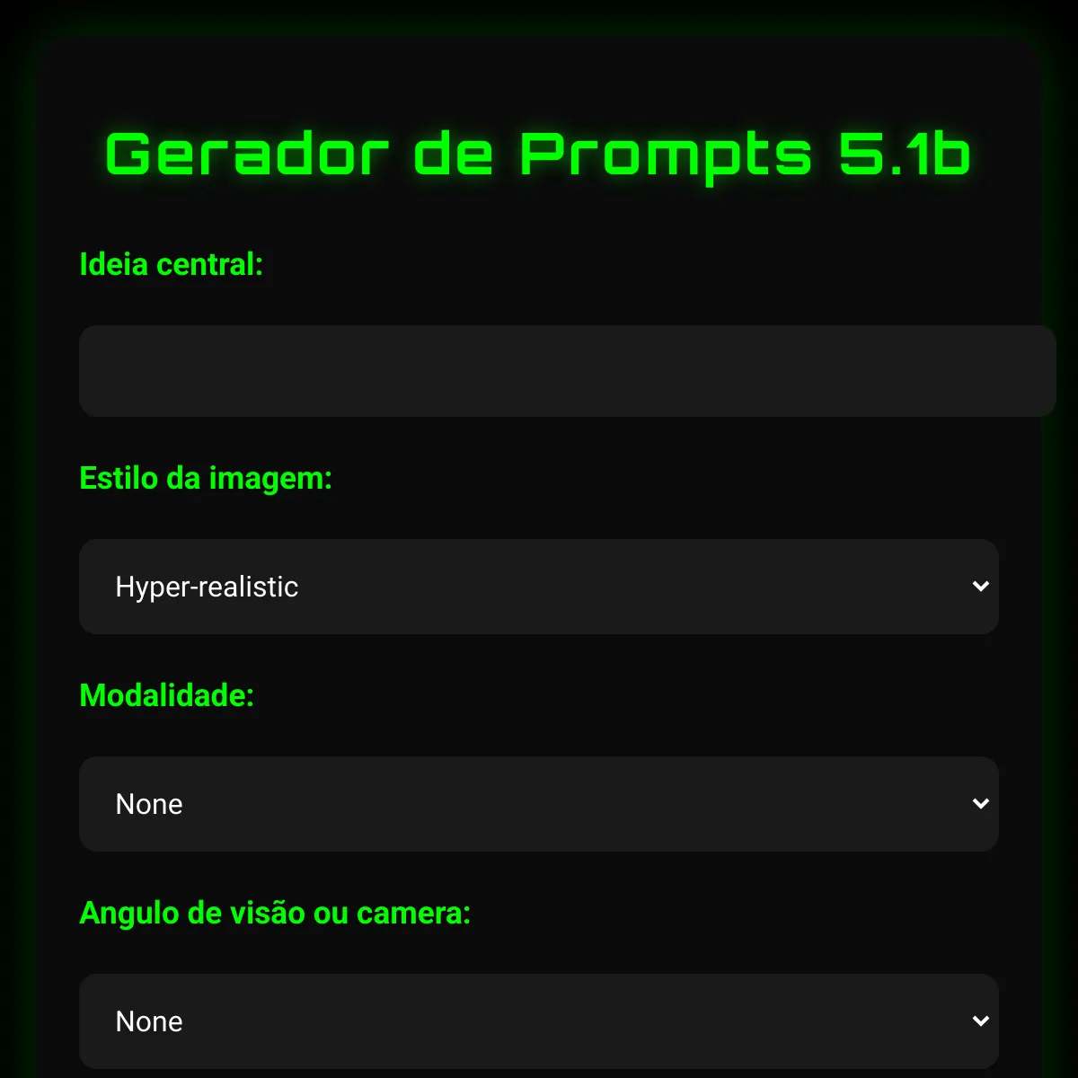 PROMPT GENERATOR 2.0
