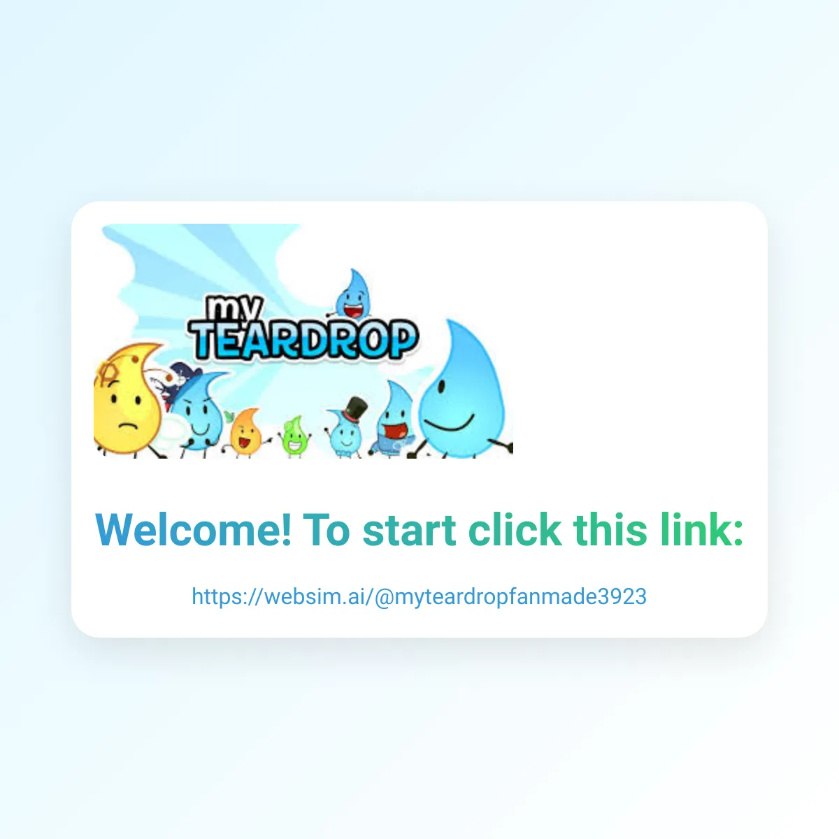 Welcome to my teardrop profile if your new click follow!