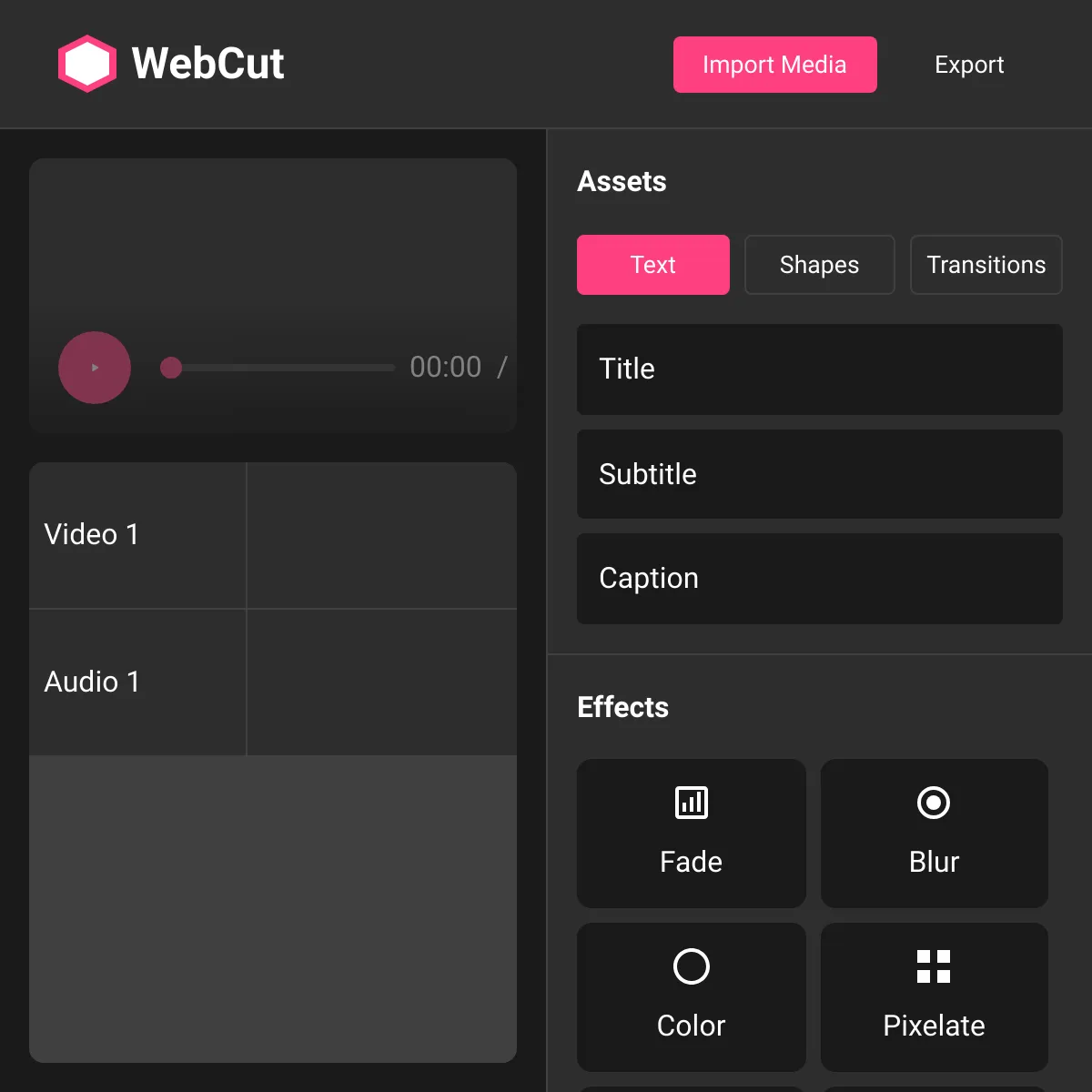 WebCut - Online Video Editor