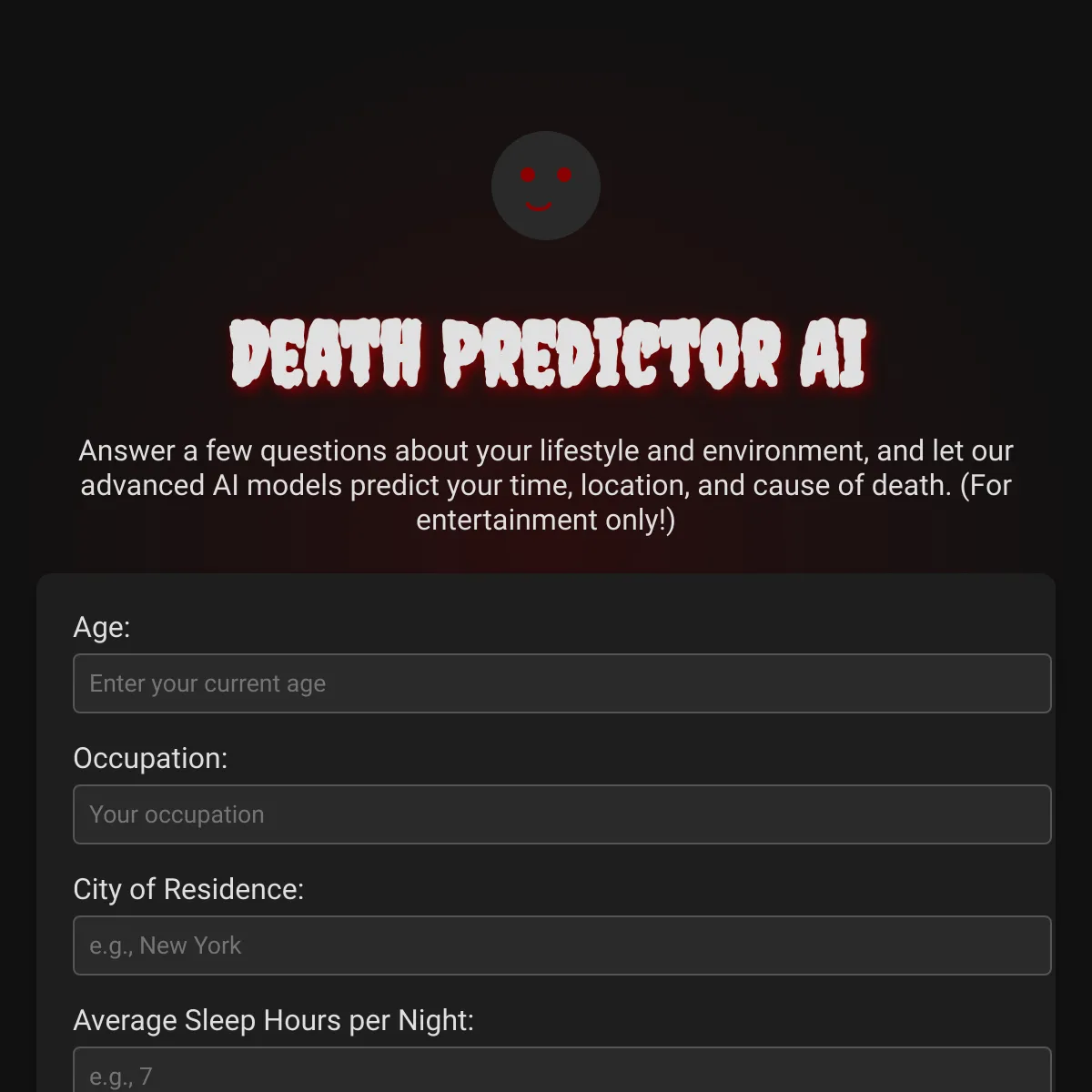 Death Prediction