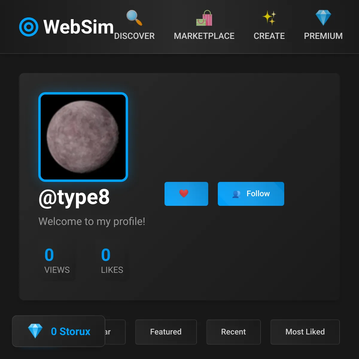 @type8's Profile – websim.com