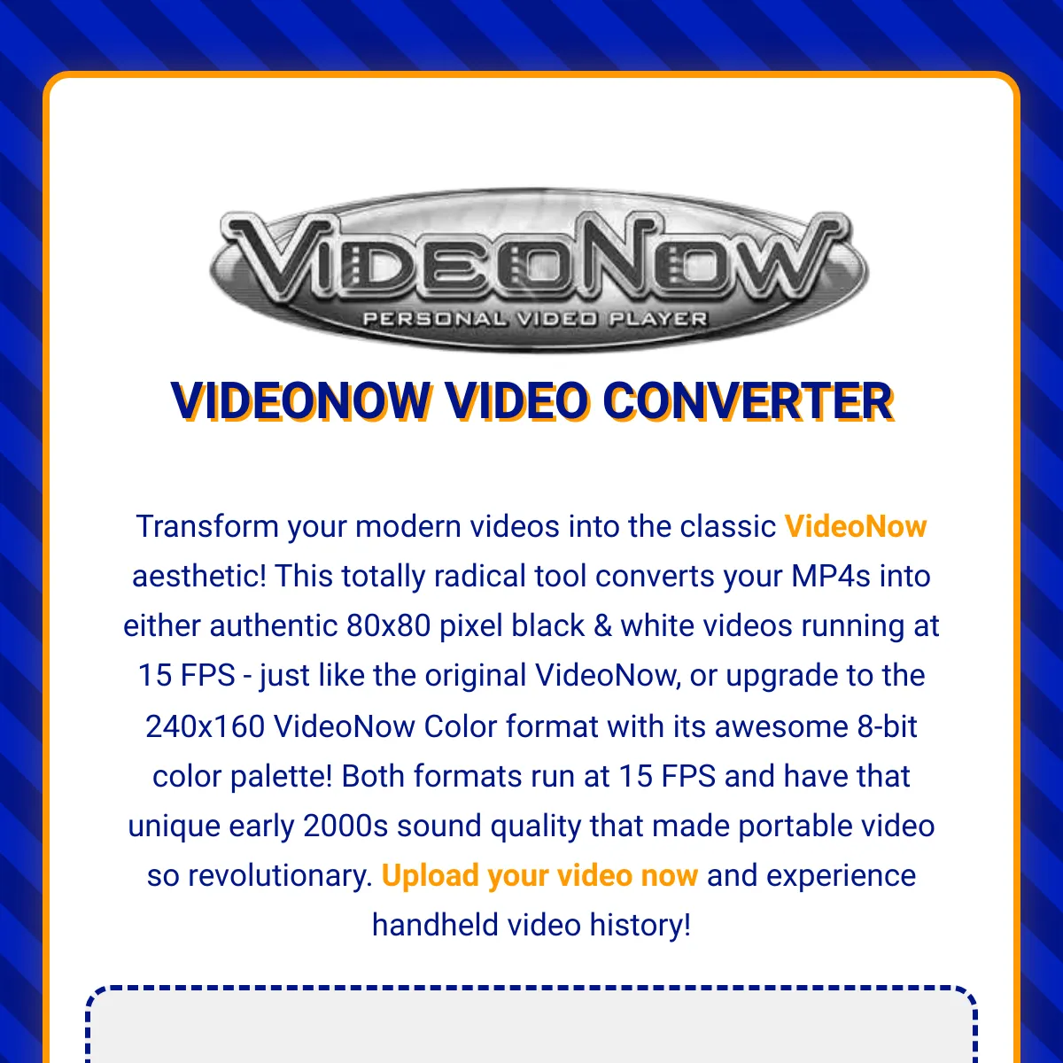 VideoNow Video Converter (Websim Port)