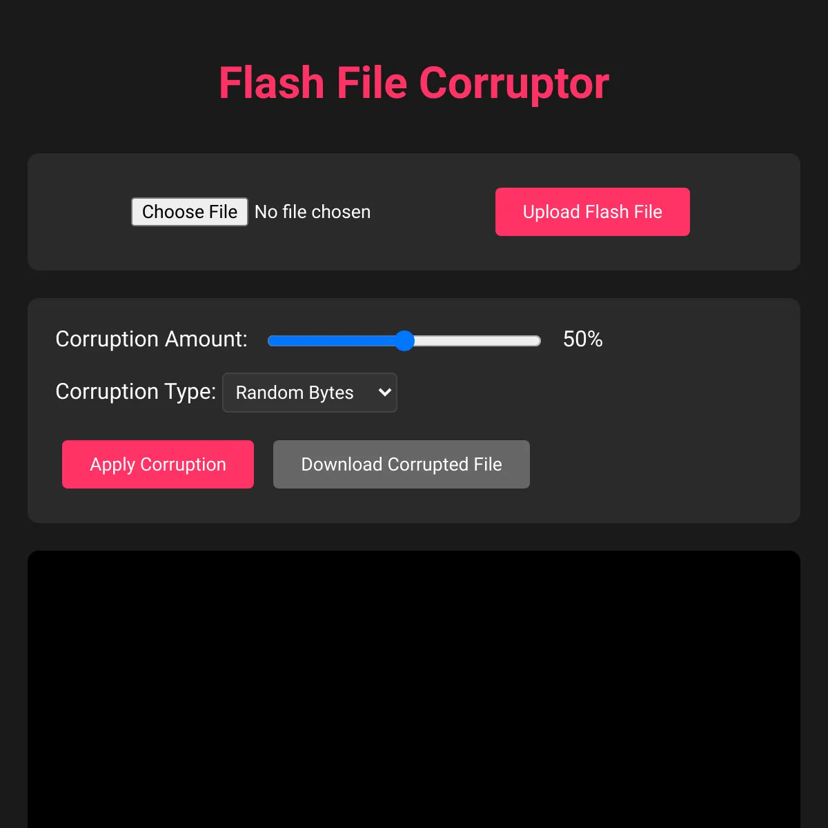 Flash File Corruptor