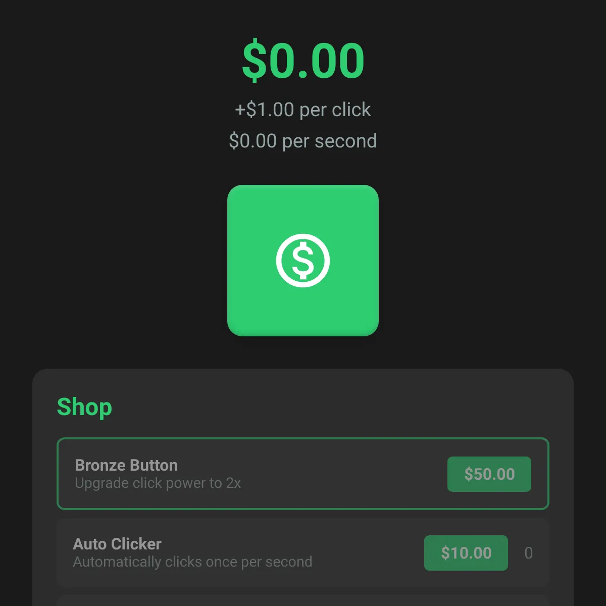 Money Clicker