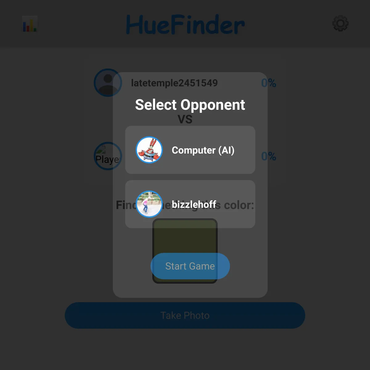 🔎🎨 HueFinder Multiplayer Color Matching Game