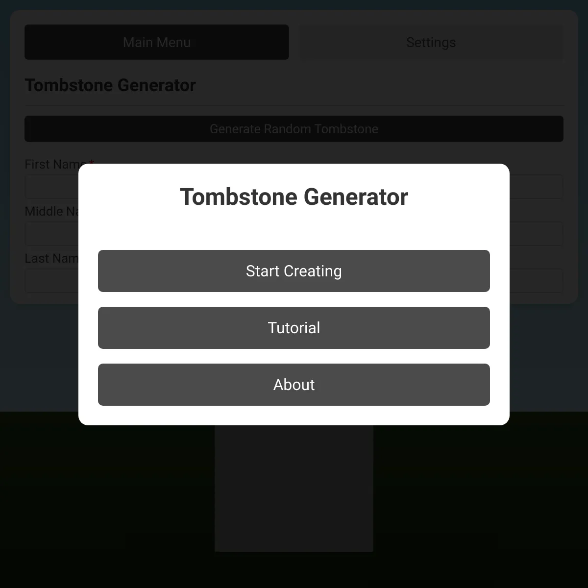 tombstone generator