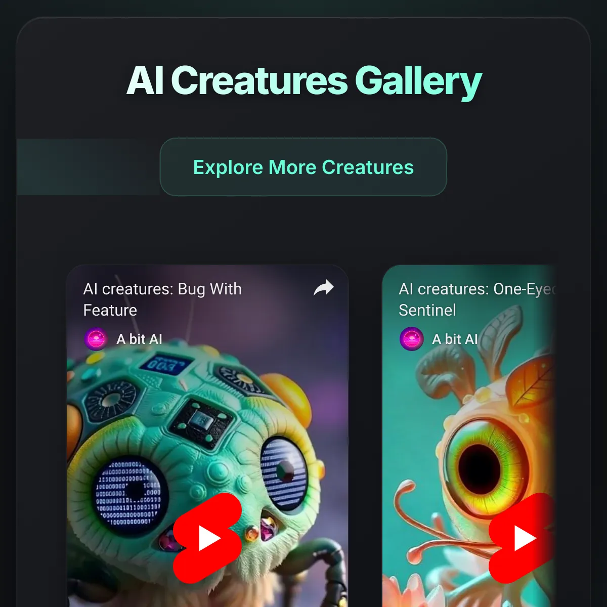 AI Creatures Gallery