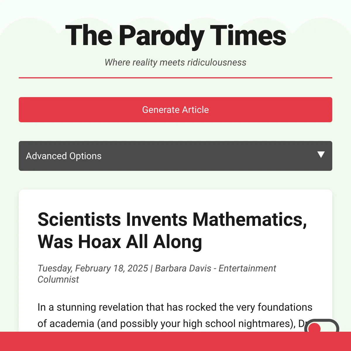 The Parodic Times