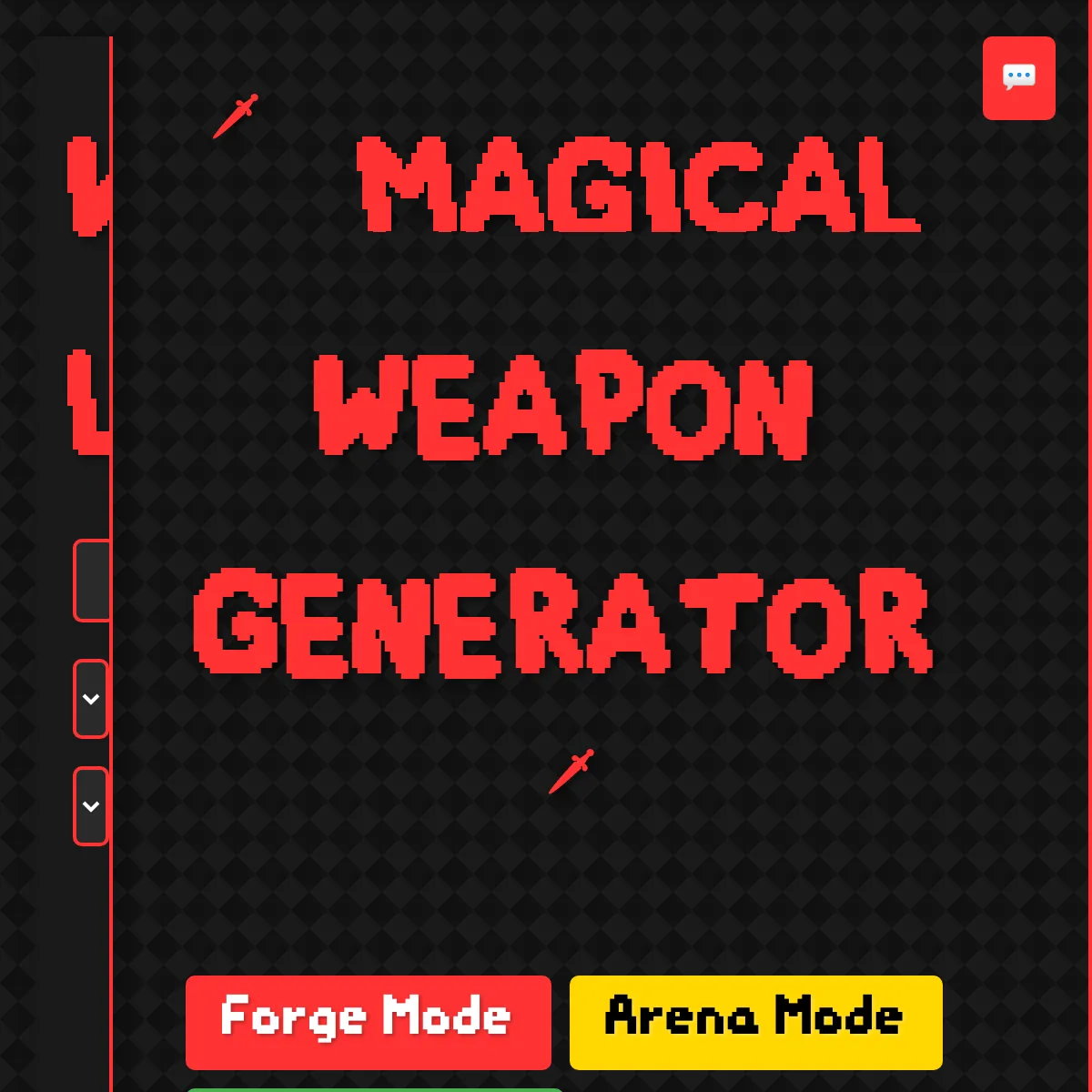 Magical Weapon Library And Generator