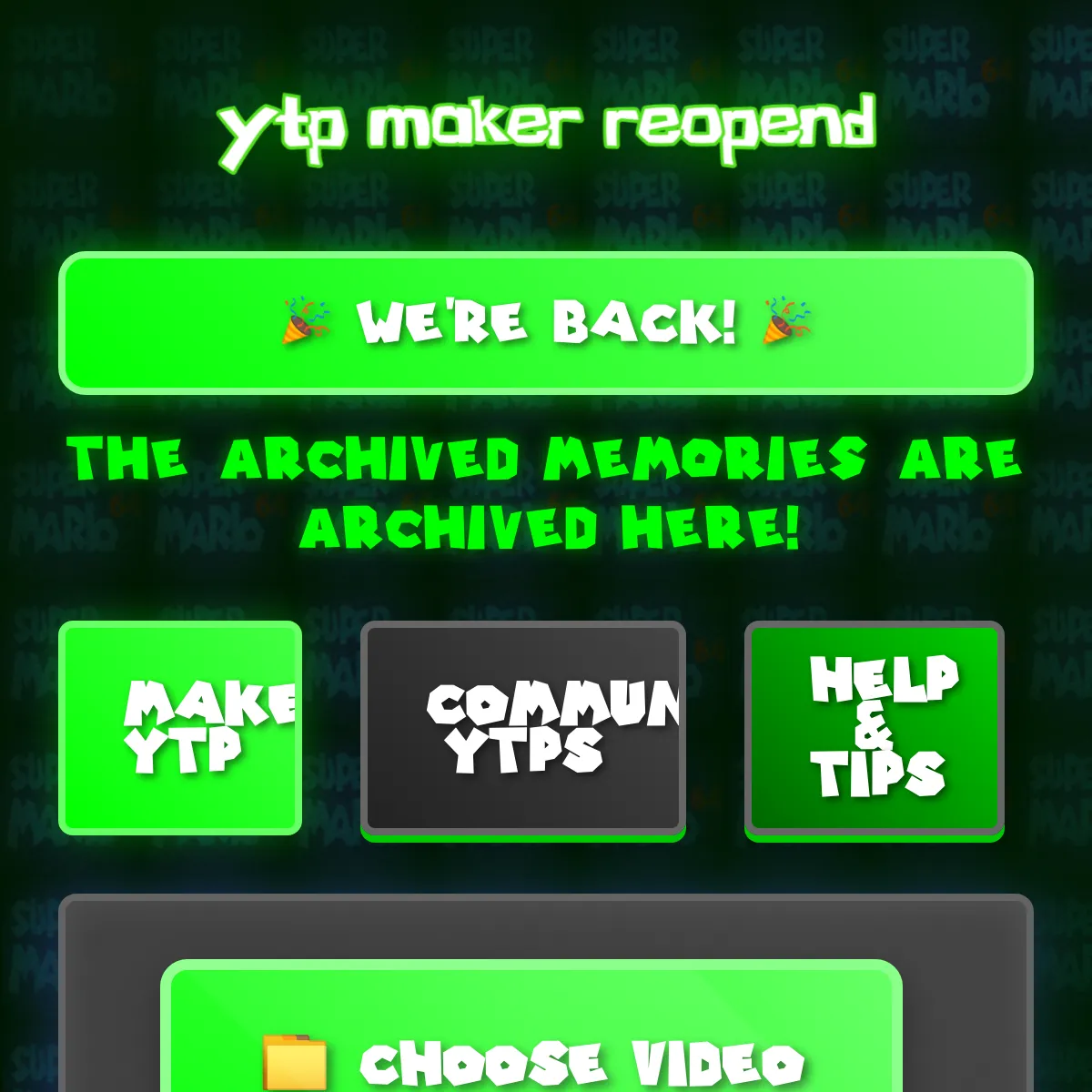 YTP Maker - Reopened!