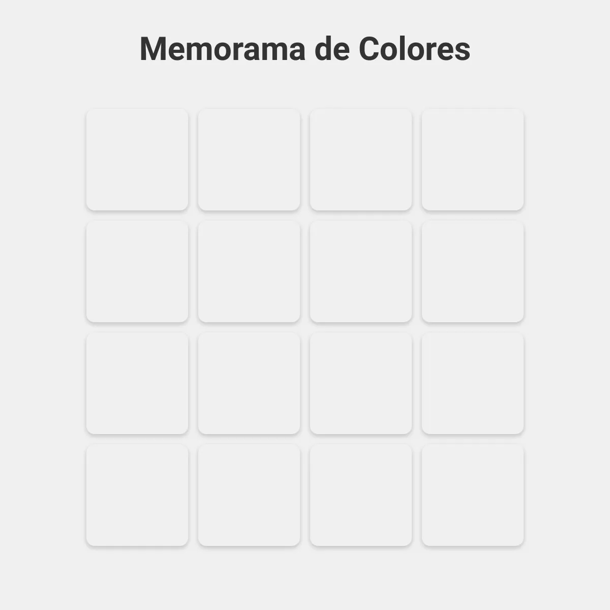 Memorama de Colores