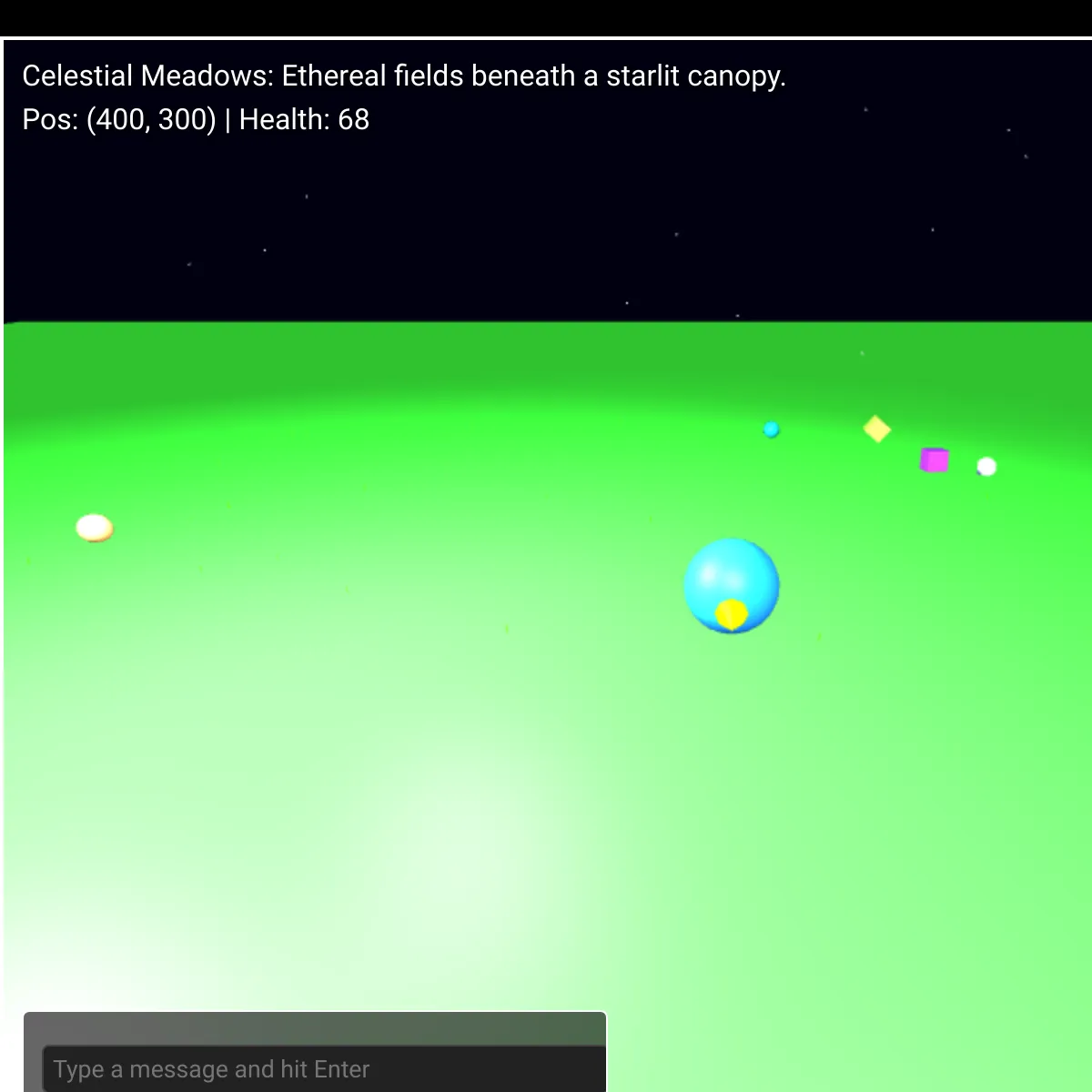 AI Generated Multiplayer World Game