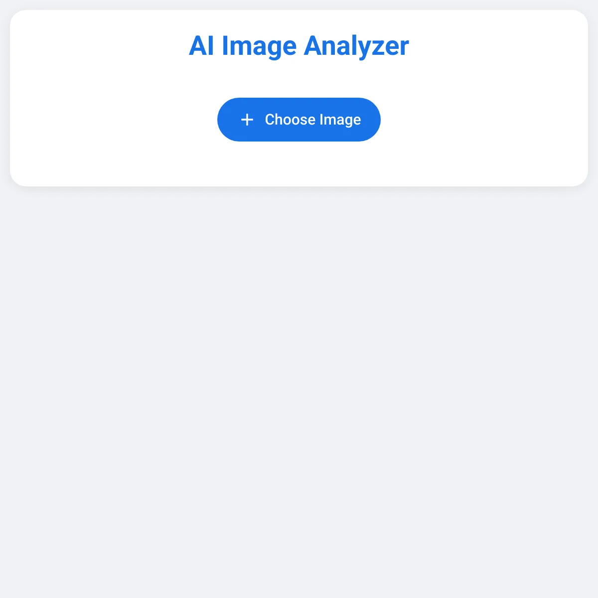 AI Image Analyzer