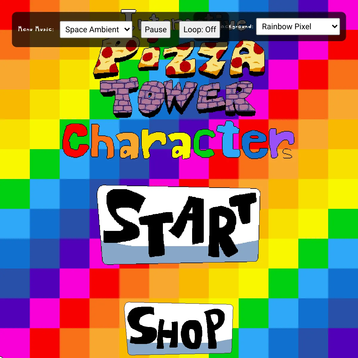 Interactive Pizza Tower Characters V3