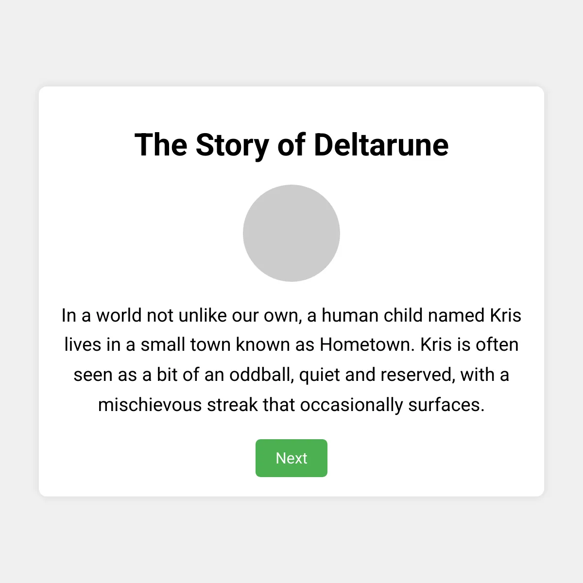 Deltarune Story
