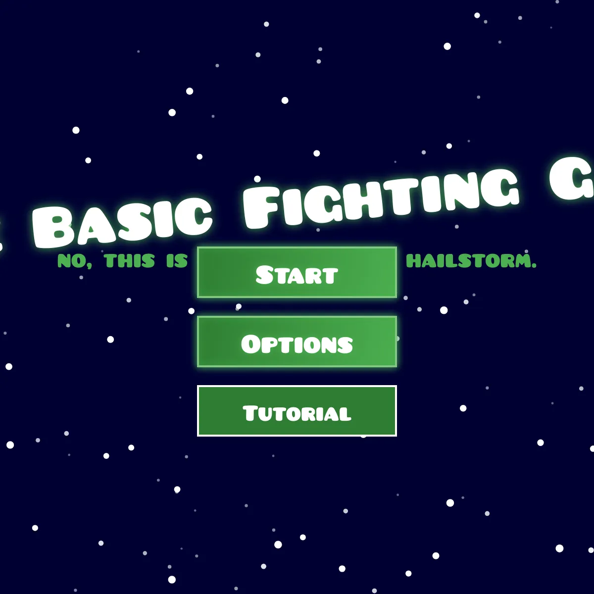 the basic fighting game