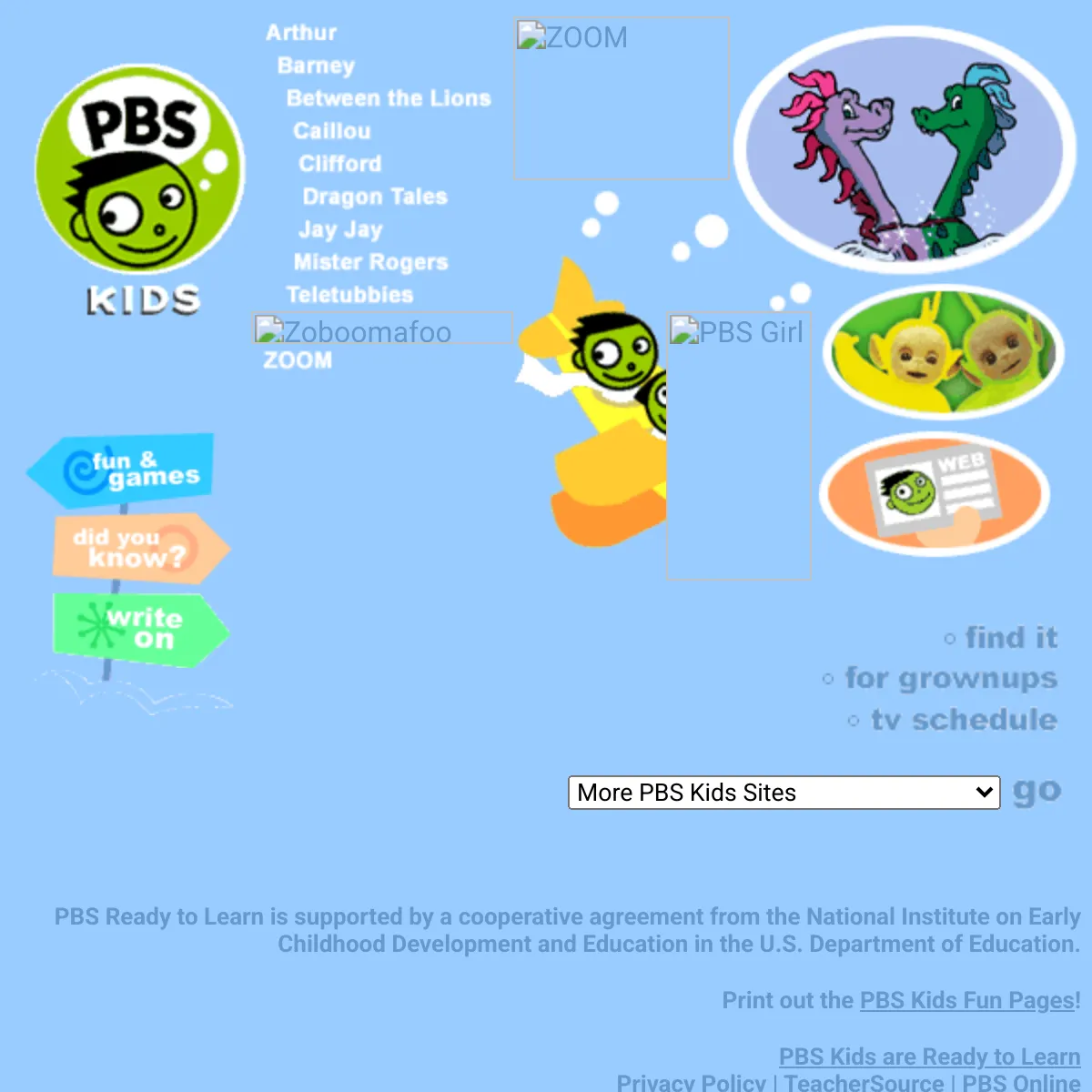 PBS Kids (circa 2001)