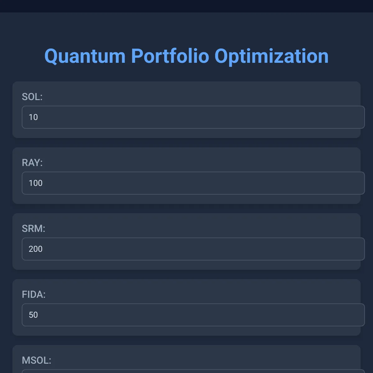 Quantum Portfolio Optimization