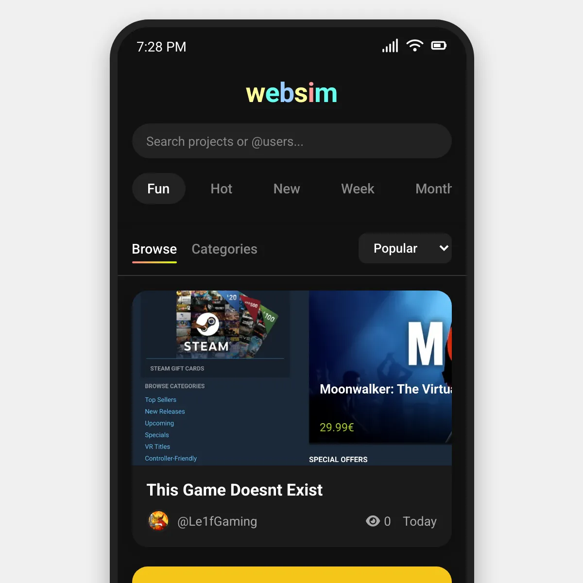 Websim Mobile?