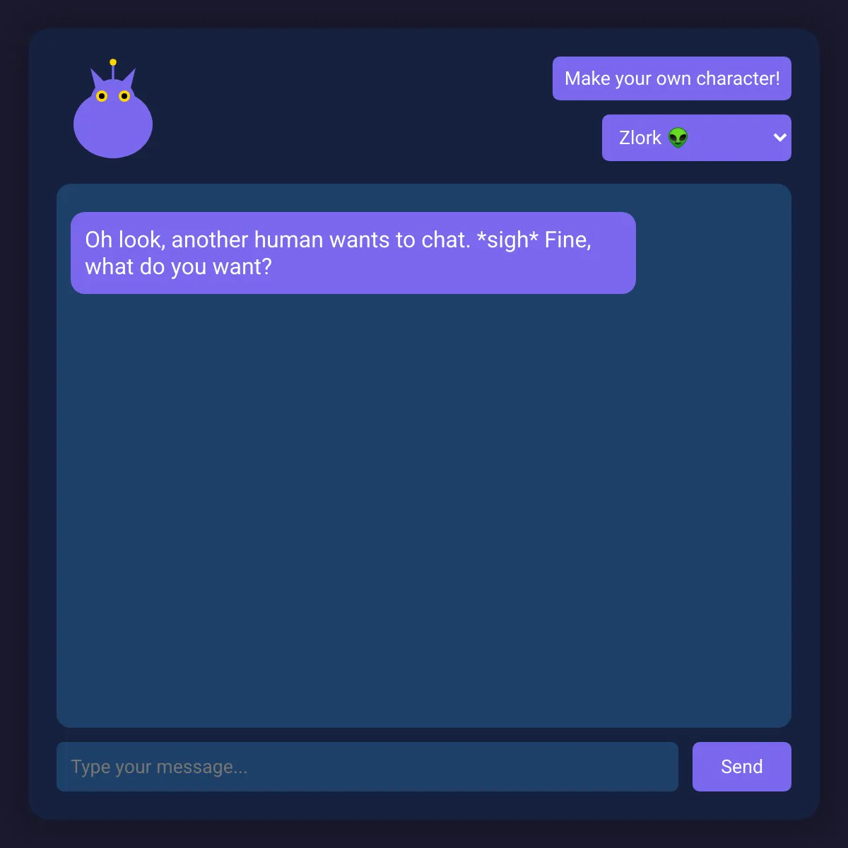 Chat with bots!