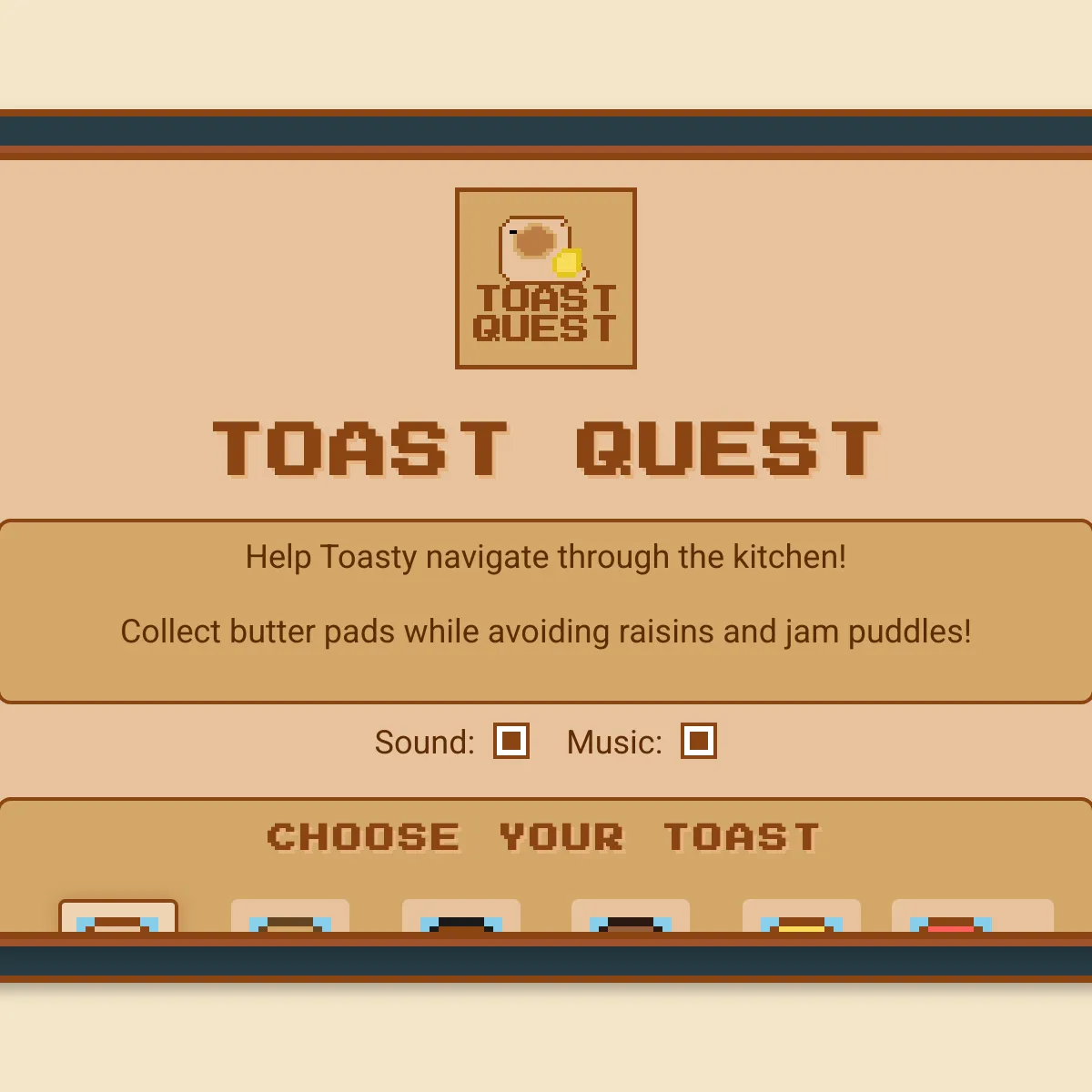 Toast Quest - Navigate through the kitchen