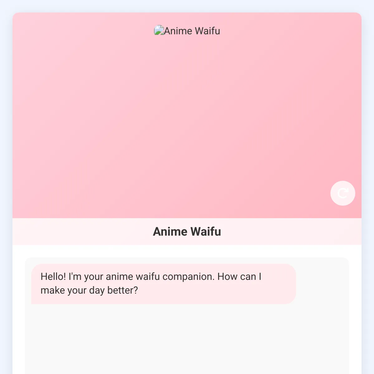 Anime Waifu Chatbot