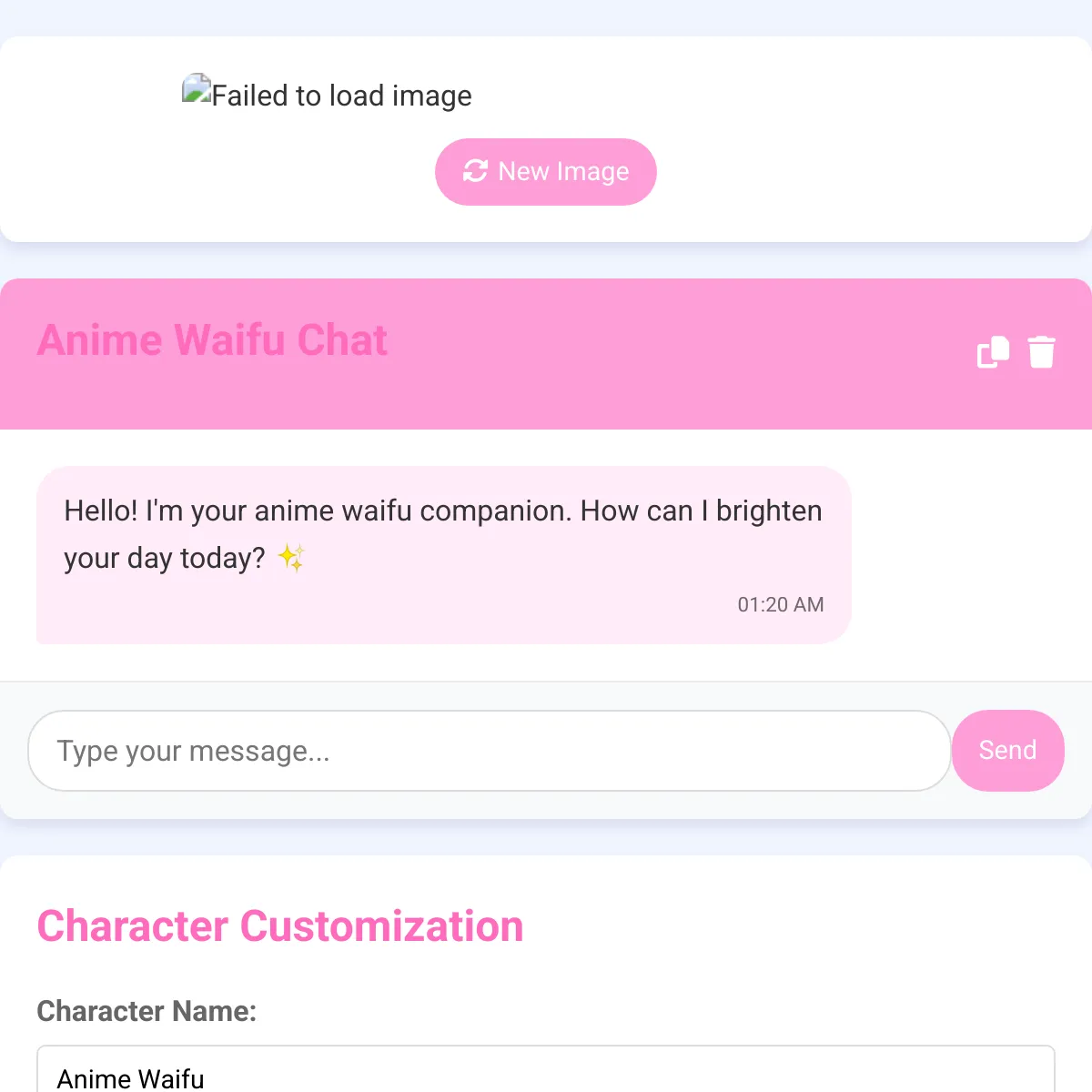 Anime Waifu Chatbot