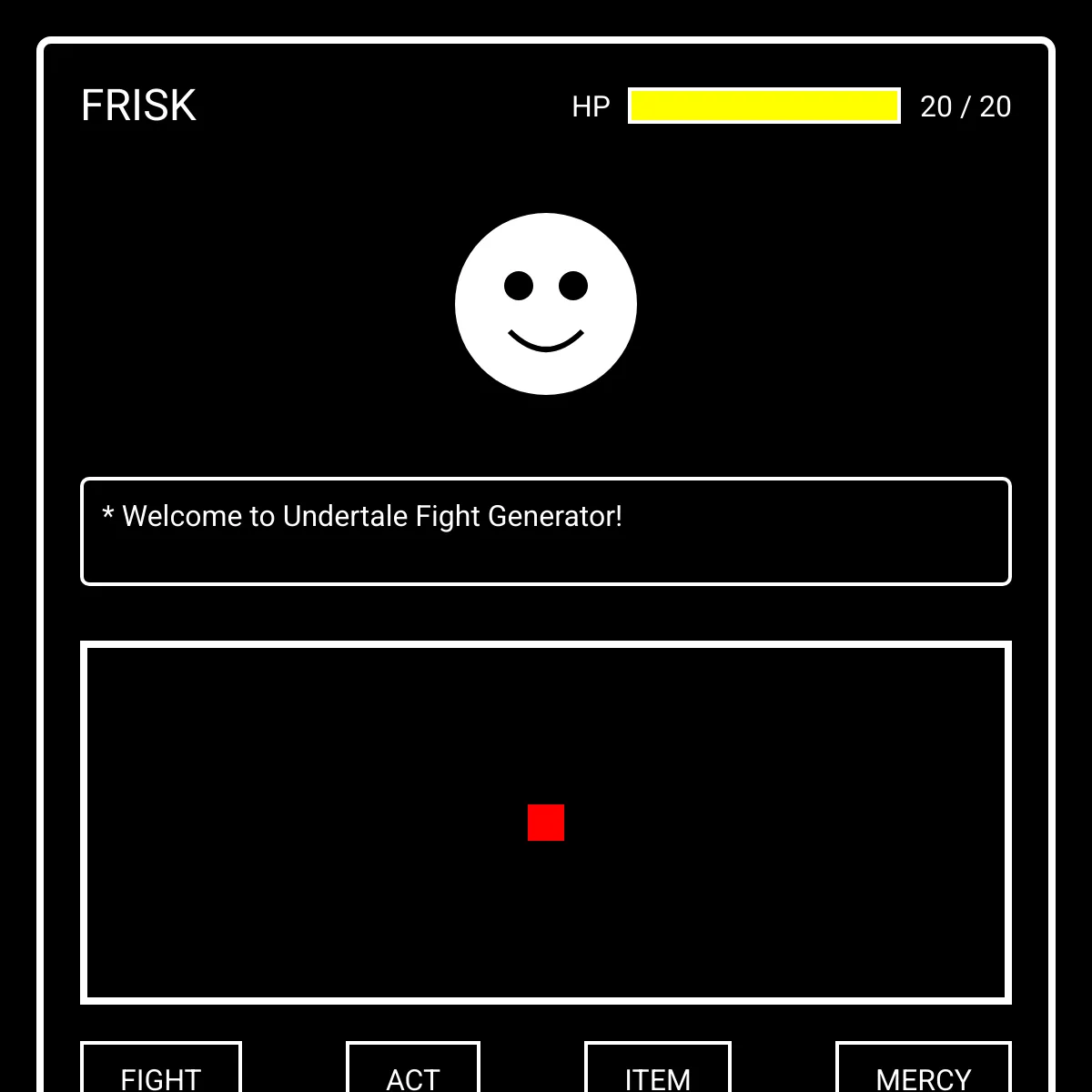 Undertale Fight Generator