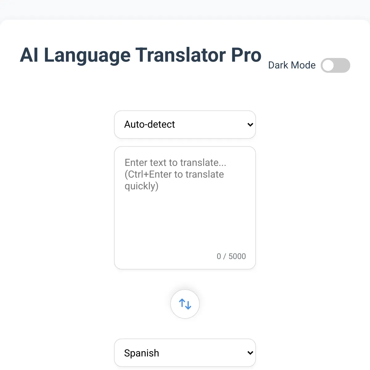 AI Language Translator