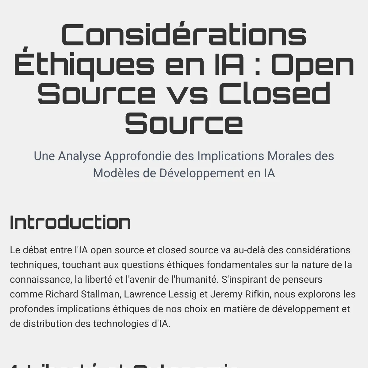 Open Source vs Closed Source AI: The Great Debate - Ethical Considerations