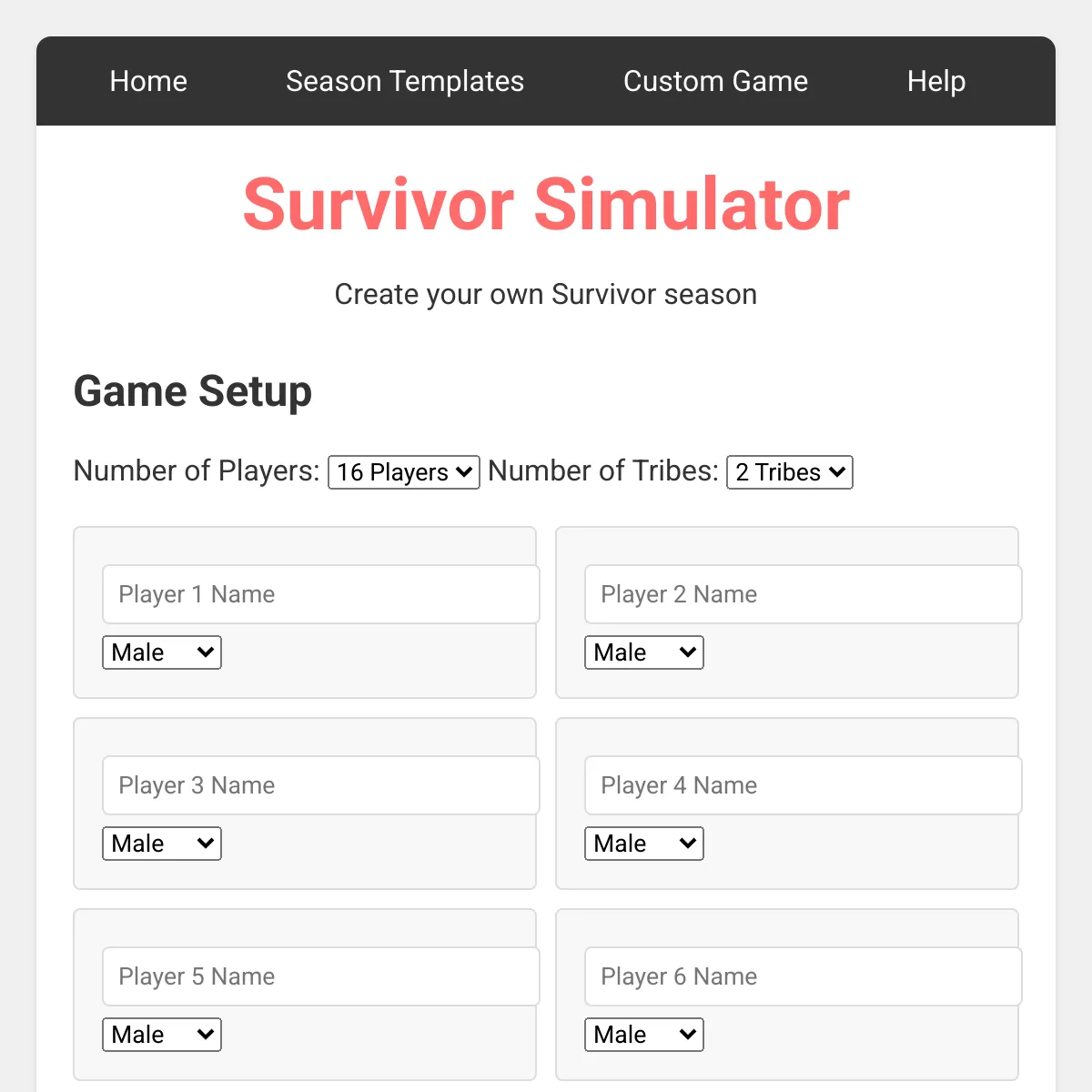 Interactive TV Show Simulation