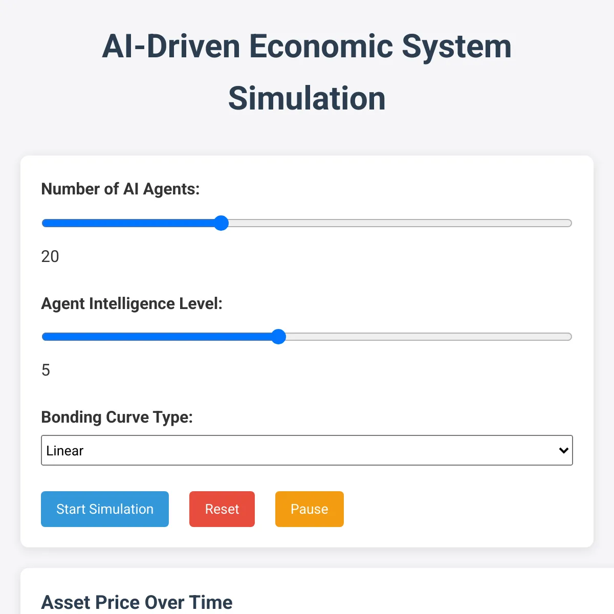 AI-Driven Economic System Simulation
